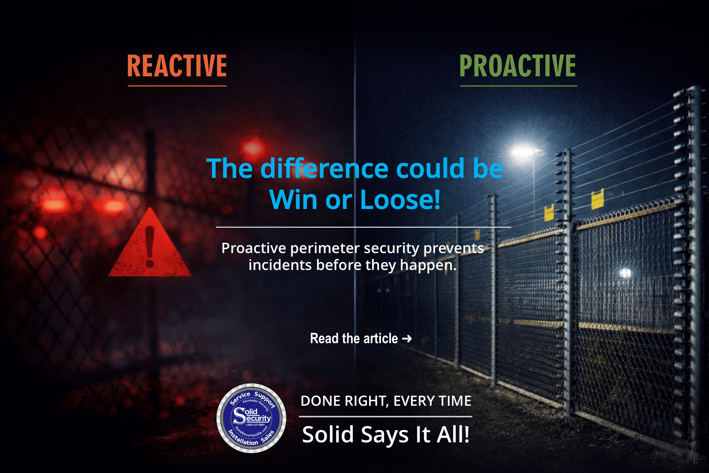 Benefits of Being Proactive vs Reactive in Perimeter Security - Solid ...